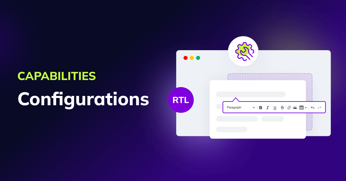 Configurable Text Editing Tools - Multilingual Text Editor | CKEditor 5 Features