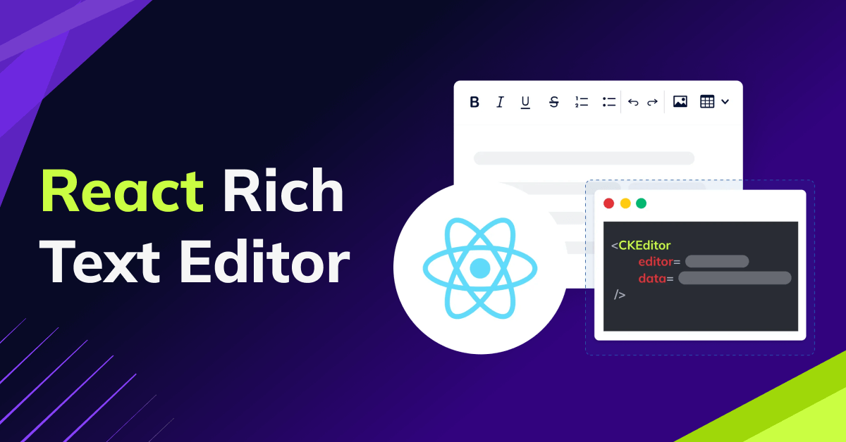 React WYSIWYG HTML Editor Rich Text Editor CKEditor 5