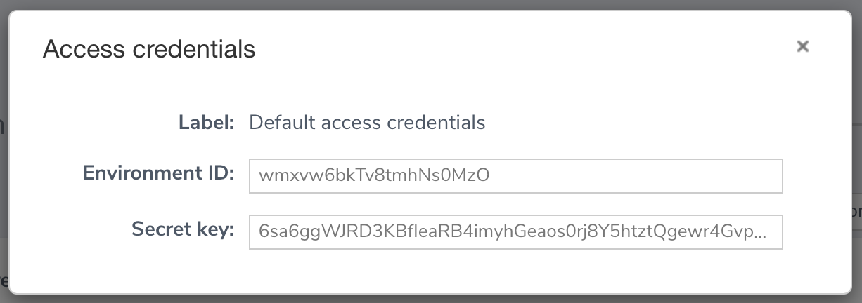 Quick start - Cloud Services Documentation