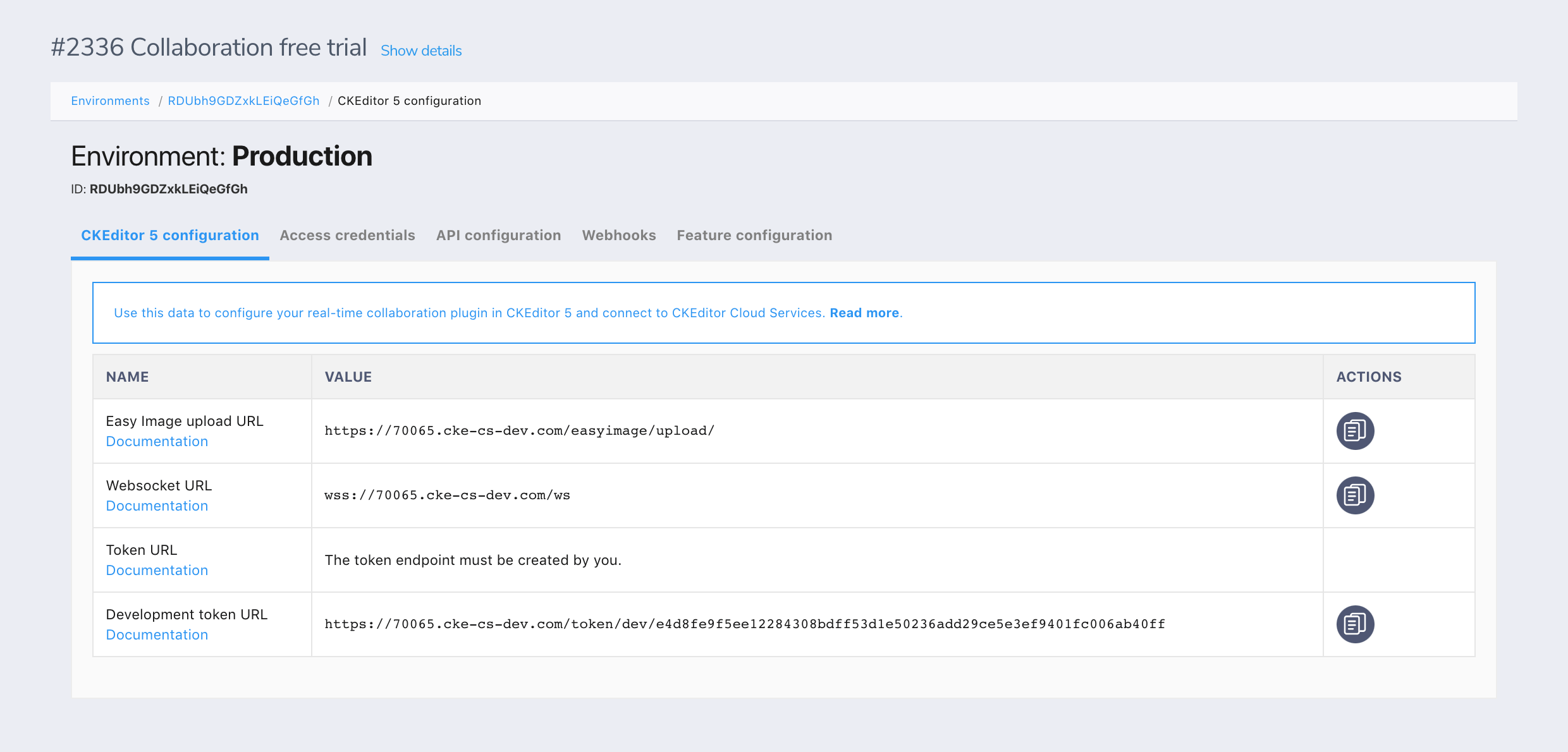 Quick start - Cloud Services Documentation